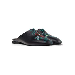 Camper Leder-Clogs "Casi Myra" in Schwarz - 52% | Gr&ouml;&szlig;e 38 | Damen-pantoletten