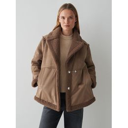 Opus Wende-&Uuml;bergangsjacke "Henola" in Braun - 50% | Gr&ouml;&szlig;e 44 | Damenjacken