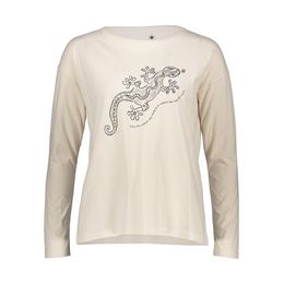 Juvia Longsleeve in Beige - 75% | Gr&ouml;&szlig;e S | Damen-tops