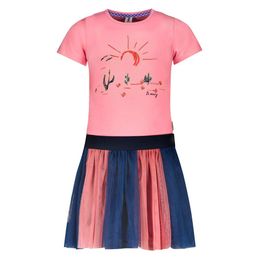 B.Nosy Kleid in Rosa/ Dunkelblau - 59% | Gr&ouml;&szlig;e 104 | Kinderkleider