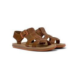 Camper Leder-Sandalen "Bicho" in Hellbraun - 52% | Gr&ouml;&szlig;e 31 | Kindersandalen