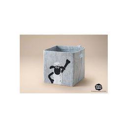Lifeney Aufbewahrungsbox "Shaun tanzend" in Grau - (B)33 x (H)33 x (T)33 cm - 48% | Kisten-koerbe