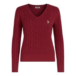 U.S. Polo Assn. Pullover in Bordeaux - 38% | Gr&ouml;&szlig;e L | Damen-pullover-cardigans