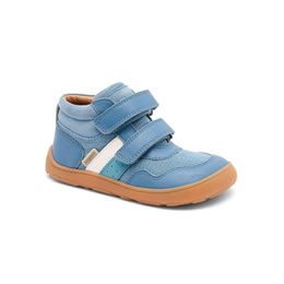 bisgaard Leder-Barfu&szlig;schuhe "Lucas" in Blau - 54% | Gr&ouml;&szlig;e 23 | Lauflernschuhe
