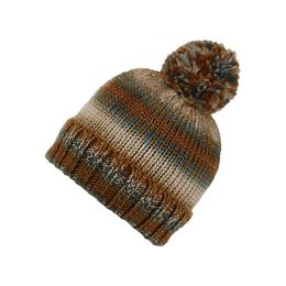 Regatta M&uuml;tze "Frosty Hat VI" in Braun/ Blau/ Creme - 63% | Damen-muetzen-caps