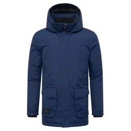 Winterjacke STONE HARBOUR "Wadiim XX", Herren, Gr. L (52), navy, Obermaterial: 100% Nylon. Innenfutter: 100% Polyester. Wattierung: 100% Polyester. &Auml;rmelfutter: 100% Polyester, gerade Po-bedeckend, hoch geschlossener Ausschnitt, &Auml;rmel ohne &Auml;rmelschlitz 1-Knopf-Manschette verstellbar, Jacken Winterjacke, Warm gef&uuml;tterte Outdoorjacke mit Kapuze