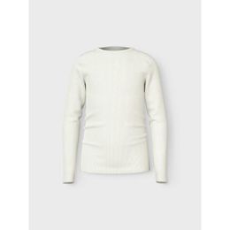 name it M&auml;dchen Langarmshirt &raquo;NKFNAKAL LS TOP NOOS&laquo; in Basic-Form und leicht gerippter Qualit&auml;t wei&szlig; 158 (164)