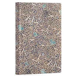 Paperblanks Liniertes Notizbuch ''Granada'' in Dunkelblau/ Creme - (B)9,5 x (H)14 cm - 56% | Buero-schulbedarf