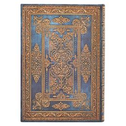 Paperblanks Tagesplaner ''2026 - Blue Luxe'' in Blau - (B)13 x (H)18 cm - 71% | Buero-schulbedarf