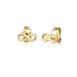 Elli Premium Damen Paar Ohrstecker &raquo;Ohrstecker Infinity 585 Gelbgold&laquo; gold