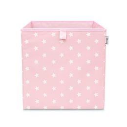 Lifeney Aufbewahrungsbox "Sterne" in Rosa - (B)33 x (H)33 x (T)33 cm - 59% | Kisten-koerbe