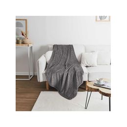 HYGGE Plaid in Grau - (L)200 x (B)150 cm - 42% | Decken