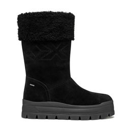 Geox Leder-Winterstiefel "Spherica" in Schwarz - 70% | Gr&ouml;&szlig;e 37 | Damen-stiefel