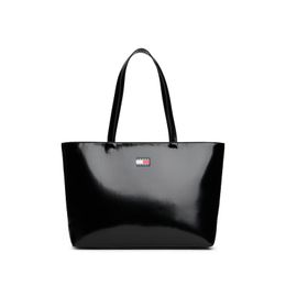 Tommy Jeans Damen Tragetasche &raquo;TJW MUST TOTE&laquo;, Damen Schultertasche, Shopper mit typischer Logoflag