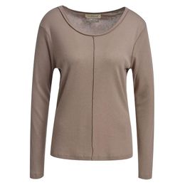 Smith & Soul Smith & Soul Longsleeve in Taupe - 54% | Gr&ouml;&szlig;e L | Damen-tops