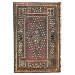 Paperblanks Horizontaler Wochenplaner ''2026 - First Folio'' in Braun - (B)9,5 x (H)14 cm - 69% | Buero-schulbedarf