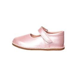 lamino Leder-Barfu&szlig;-Ballerinas in Rosa - 55% | Gr&ouml;&szlig;e 27 | Baby-schnuerschuh