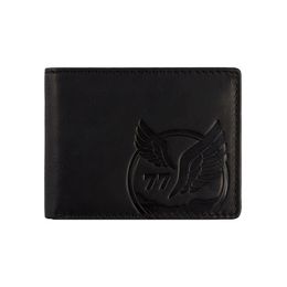 Camel Active Leder-Geldb&ouml;rse "Nepal" in Schwarz - (B)11 x (H)8,5 x (T)2 cm - 55% | Herren-portemonnaies-etuis