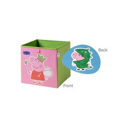 Fackelmann Aufbewahrungsbox "Fee & Dino" in Rosa/ Hellblau - (B)30 x (H)30 x (T)30 cm - 38% | Kisten-koerbe