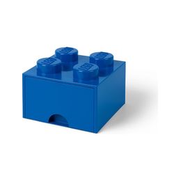 Lego Schubladenbox "Brick 4" in Dunkelblau - (B)25 x (H)18 x (T)25 cm - 42% | Kisten-koerbe