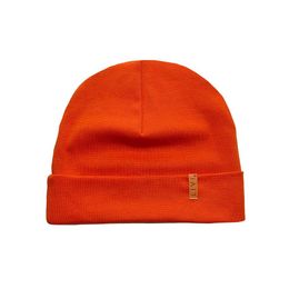 LiVi Rippbeanie "Orange" in Orange - 28% | Gr&ouml;&szlig;e 48-52 cm | Baby-muetzen