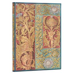 Paperblanks Blanko Notizbuch ''Wilde Distel'' in Bunt - (B)13 x (H)18 cm - 54% | Buero-schulbedarf