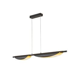 Fischer und Honsel FISCHER & HONSEL LED-H&auml;ngeleuchte in Schwarz/ Gold - (B)108 x (H)8 cm - 71% | Haengeleuchten-deckenleuchten