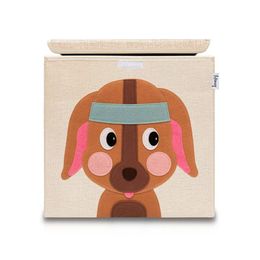 Lifeney Aufbewahrungsbox "Hund" in Hellbraun/ Beige - (B)33 x (H)33 x (T)33 cm - 44% | Kisten-koerbe