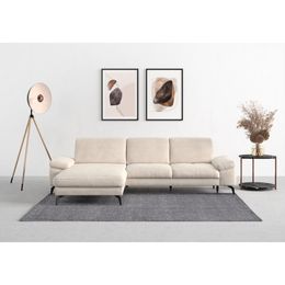Sit & More sit&more Ecksofa &raquo;Cabana L-Form&laquo; Recamiere, wahlweise mit Sitztiefen-, Armlehnen- und Kopfteilfunktion beige 100% Polyester