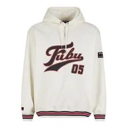 Kapuzensweatshirt Fubu "Fubu Fubu Varsity Mesh Hoodie", Herren, Gr. XL, sanftes wei&szlig;, schwarz, rot, 100% Polyester, Sweatshirts
