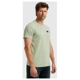 PME-Legend T-Shirt PME LEGEND, Herren, Gr. 3XL, desert sage, Jersey, Obermaterial: 95% Baumwolle, 5% Elasthan, unifarben, normal normal, Rundhals, gerader Abschluss, Shirts T-Shirt, mit Logobadge