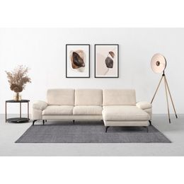 Sit & More sit&more Ecksofa &raquo;Cabana L-Form&laquo; Recamiere, wahlweise mit Sitztiefen-, Armlehnen- und Kopfteilfunktion beige 100% Polyester