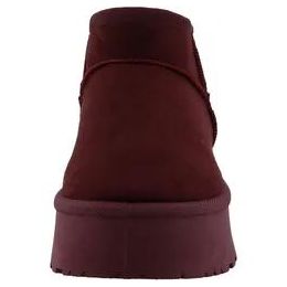 Stiefel Tom Tailor "Tom Tailor Short Boots", Damen, Gr. 37, bordeaux, Polyester, unifarben, Schuhe Stiefel