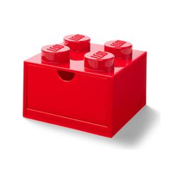 Lego Schubladenbox "Brick 4" in Rot - (B)15,8 x (H)11,3 x (T)15,8 cm - 31% | Kisten-koerbe