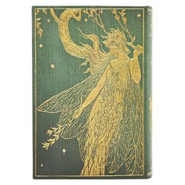 Paperblanks Tagesplaner ''2026 - Olive Fairy'' in Gr&uuml;n - (B)9,5 x (H)14 cm - 71% | Buero-schulbedarf