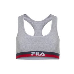 Fila Damen Bustier mit elastischem Unterbrustband mit Logoschriftzug grau XS, N-Gr
