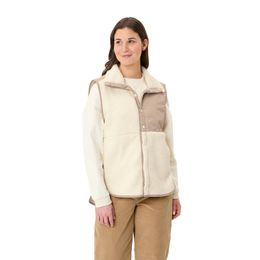 Vaude Damen Vaude Fleeceweste &raquo;WOMEN'S NAJUN FLEECE VEST&laquo; f&uuml;r den &Uuml;bergang beige 42