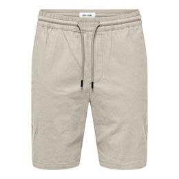 Only & Sons Only & Sons Herren ONLY & SONS Chinoshorts &raquo;ONSCAPRI SLIM SLUB CHINO SHORTS OTL&laquo; beige M, N-Gr