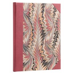 Paperblanks Liniertes Notizbuch ''Rubedo'' in Rot/ Beige - (B)18 x (H)23 cm - 55% | Buero-schulbedarf