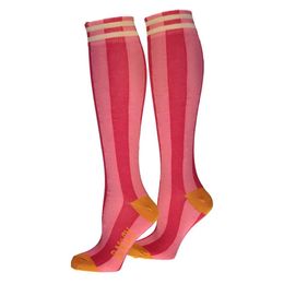 B.Nosy Socken "Molly" in Pink/ Orange/ Creme - 38% | Gr&ouml;&szlig;e 23-26 | Kinder-socken-strumpfhosen