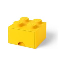 Lego Schubladenbox "Brick 4" in Gelb - (B)25 x (H)18 x (T)25 cm - 42% | Kisten-koerbe