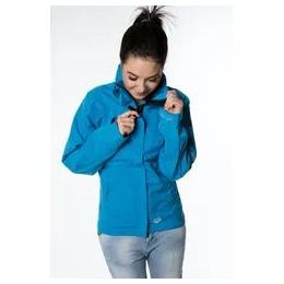 Outdoorjacke DEPROC ACTIVE "KIMBERLEY WOMEN", Gr. 36/38 (M), t&uuml;rkis, 88% Polyamid; 12% Polyester Elasthan Twill, mit verstellbarem Klettverschluss, Jacken Outdoorbekleidung Regenjacke Outdoorjacke &Uuml;bergangsjacke, auch in Gro&szlig;en Gr&ouml;&szlig;en erh&auml;ltlich