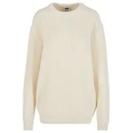 Rundhalspullover Urban Classics "Urban Classics Rib Basic Sweater", Herren, Gr. 3XL, sandwei&szlig;, 100% Baumwolle, unifarben, normal, Rundhals, Pullover Rundhalspullover