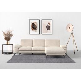 Sit & More sit&more Ecksofa &raquo;Cabana L-Form&laquo; Recamiere, wahlweise mit Sitztiefen-, Armlehnen- und Kopfteilfunktion beige 100% Polyester
