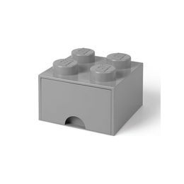 Lego Schubladenbox "Brick 4" in Grau - (B)15,8 x (H)11,3 x (T)15,8 cm - 26% | Kisten-koerbe