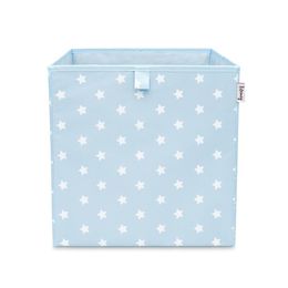Lifeney Aufbewahrungsbox "Sterne" in Hellblau - (B)33 x (H)33 x (T)33 cm - 45% | Kisten-koerbe