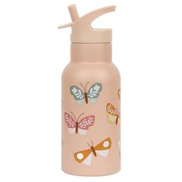 a little lovely company Trinkflasche "Butterflies" in Beige - 350 ml - 37% | Kinder-austruestung-accessoires