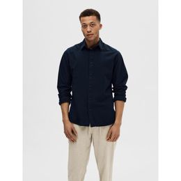 Selected Herren Selected Leinenhemd &raquo;SLHSLIMNEW-LINEN SHIRT LS NOOS&laquo; unifarben wei&szlig; S, N-Gr