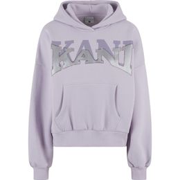 Karl Kani Damen Kapuzensweatshirt &raquo; KK Woven Signature Glitter Os Hoodie&laquo; XXS