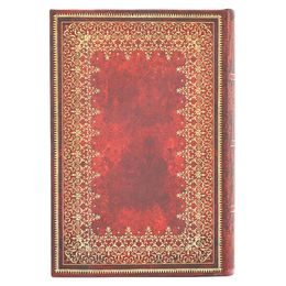 Paperblanks Tagesplaner ''2026 - Gold'' in Rot - (B)9,5 x (H)14 cm - 71% | Buero-schulbedarf